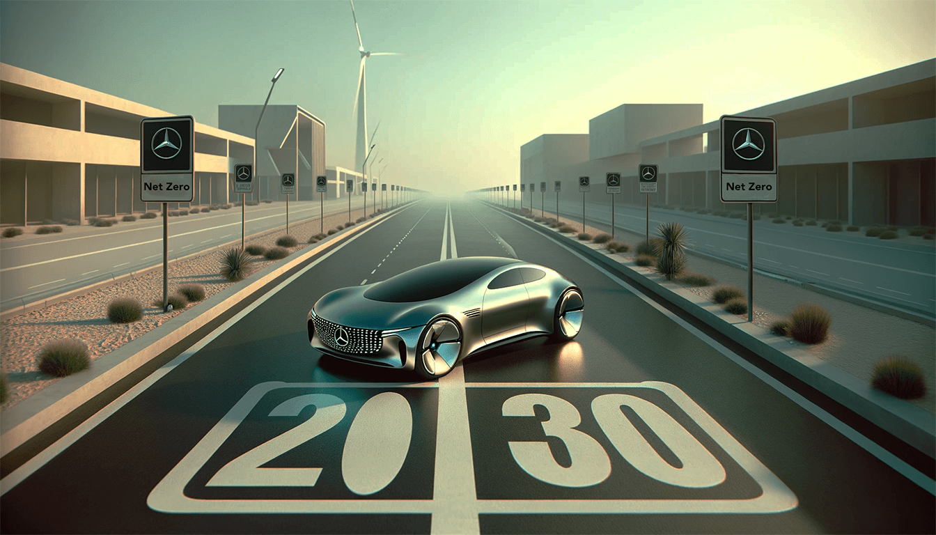 Mercedes-Benz parks their 2030 EV 'net zero' commitment | Vert